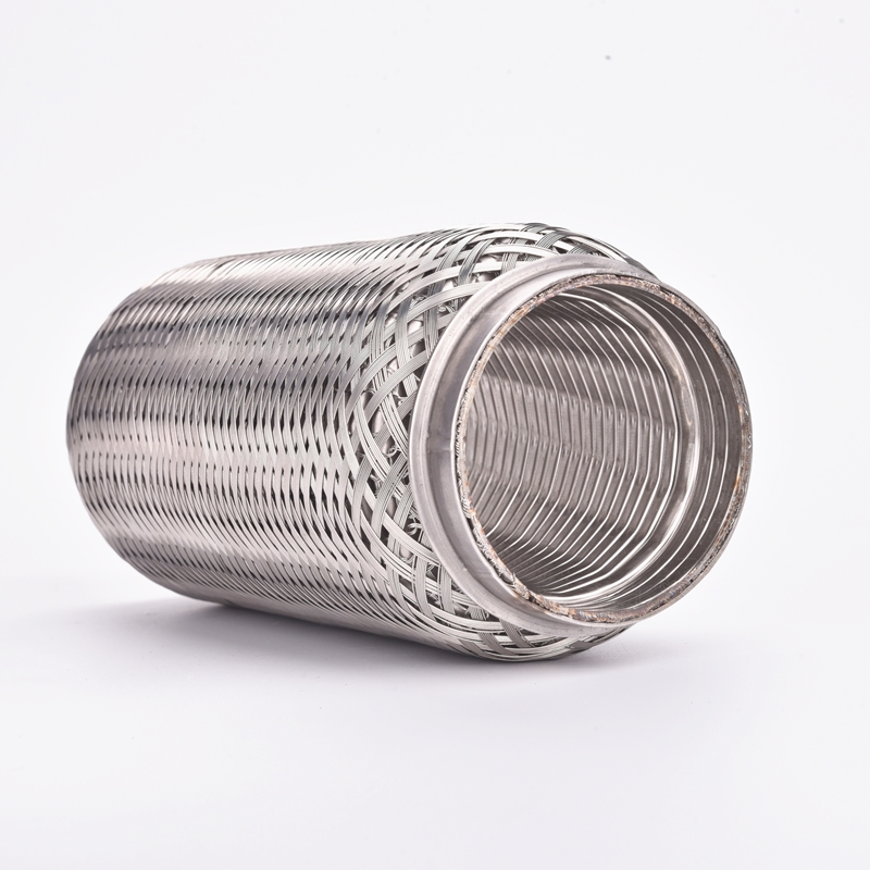 China Exhaust Flexible Pipes With Interlock (outer Wire Braided ...